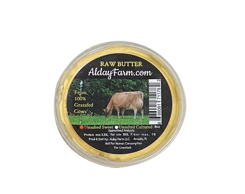 Alday Farm Raw Cow Butter Online | My Paleo Pet